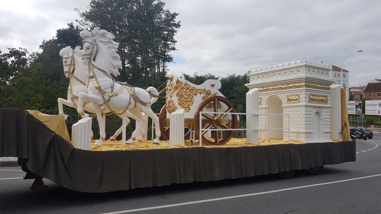 Carrozas realizadas por Majestik para fiestas